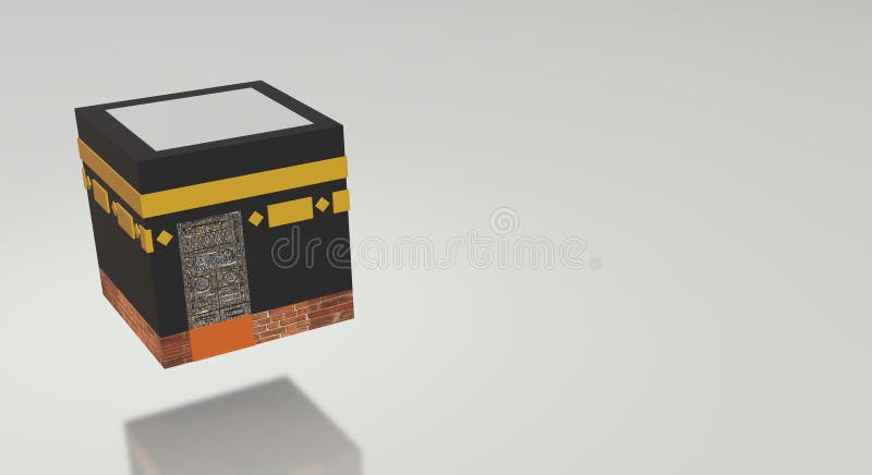 Kaaba Illustration Banner for Hajj Banner and Other Commercial Use ...