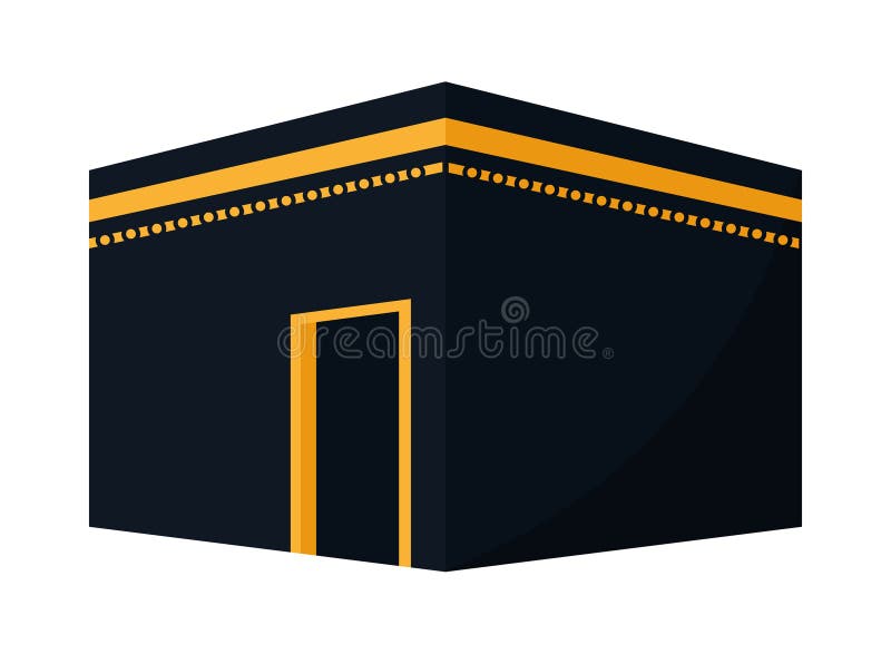 Kaaba mecca icon stock vector. Illustration of miraj - 273110012