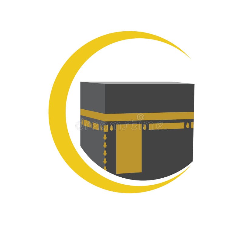 Kaaba-Mekka-Symbol-Logo-Design-Vorlage Vektor Abbildung - Illustration ...