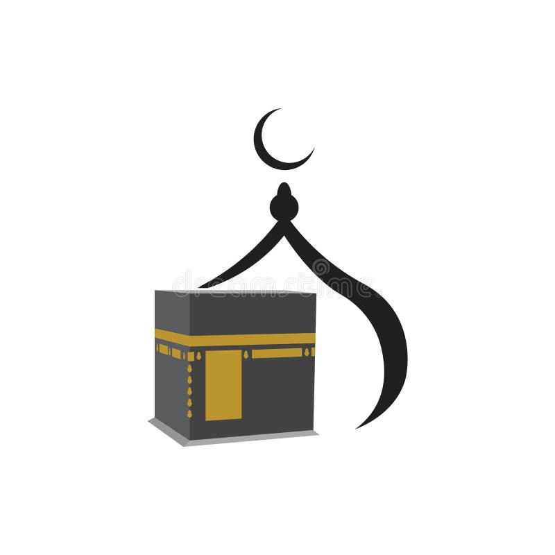 Kaaba-Mekka-Symbol-Logo-Design-Vorlage Vektor Abbildung - Illustration ...