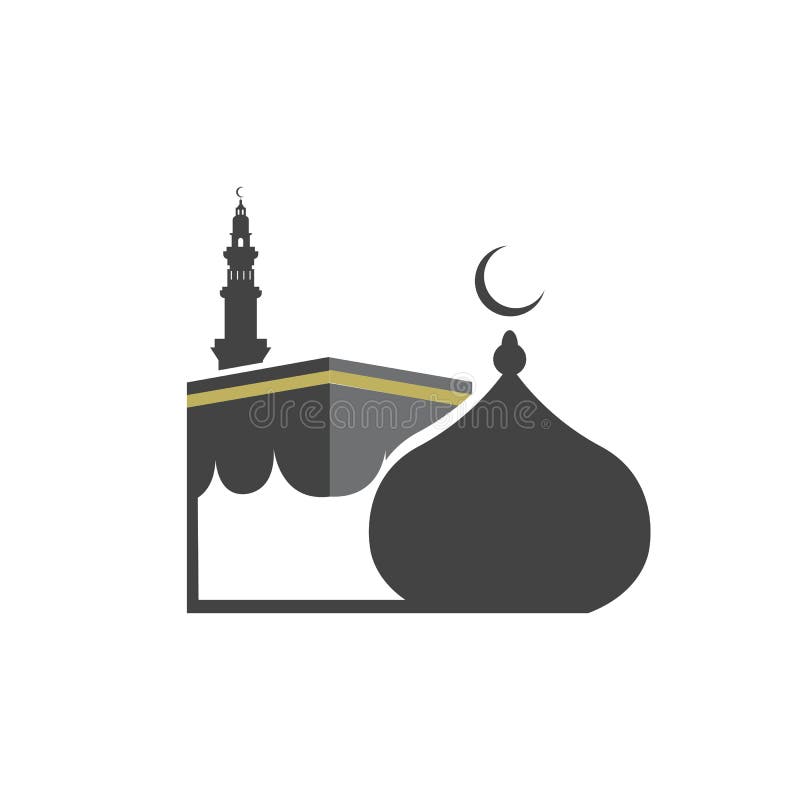 Kaaba-Mekka-Symbol-Logo-Design-Vorlage Vektor Abbildung - Illustration ...