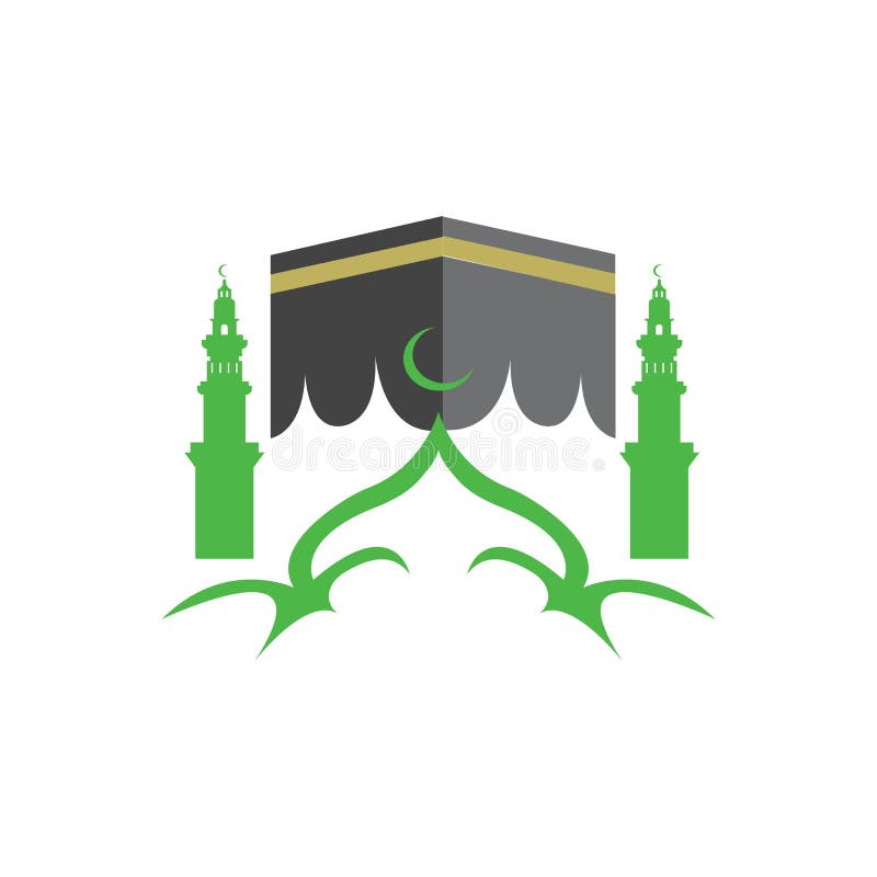 Kaaba-Mekka-Symbol-Logo-Design-Vorlage Vektor Abbildung - Illustration ...