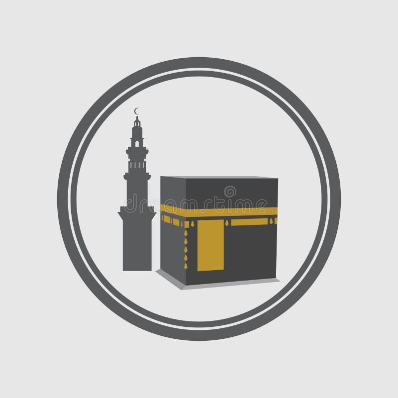 Kaaba-Mekka-Symbol-Logo-Design-Vorlage Vektor Abbildung - Illustration ...