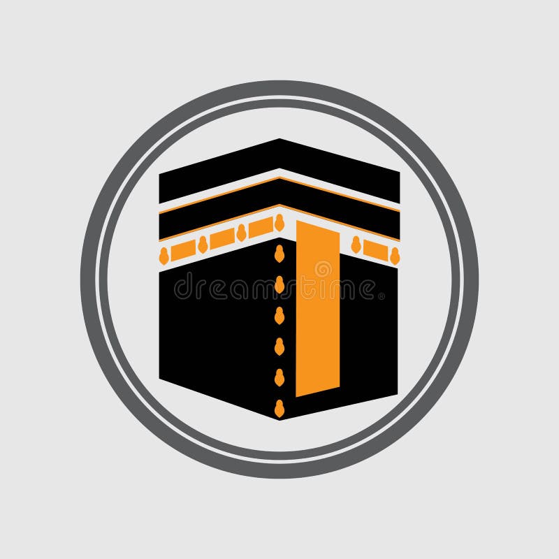 Kaaba-Mekka-Symbol-Logo-Design-Vorlage Vektor Abbildung - Illustration ...