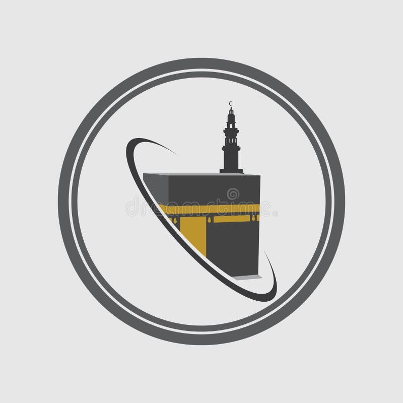 Kaaba-Mekka-Symbol-Logo-Design-Vorlage Vektor Abbildung - Illustration ...