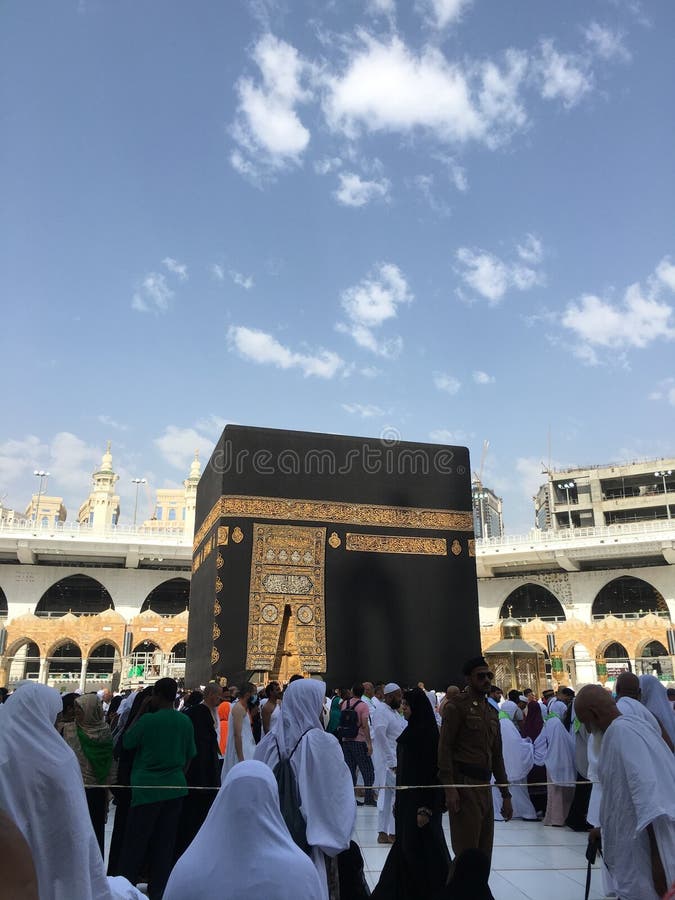 The Kaaba is the Qibla of Muslims Editorial Photo - Image of downtown ...