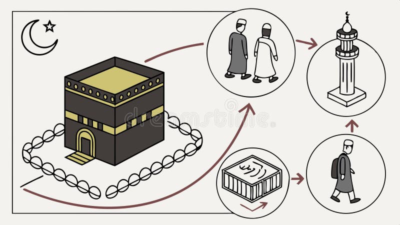 Tawaf Process Stock Illustrations – 2 Tawaf Process Stock Illustrations ...