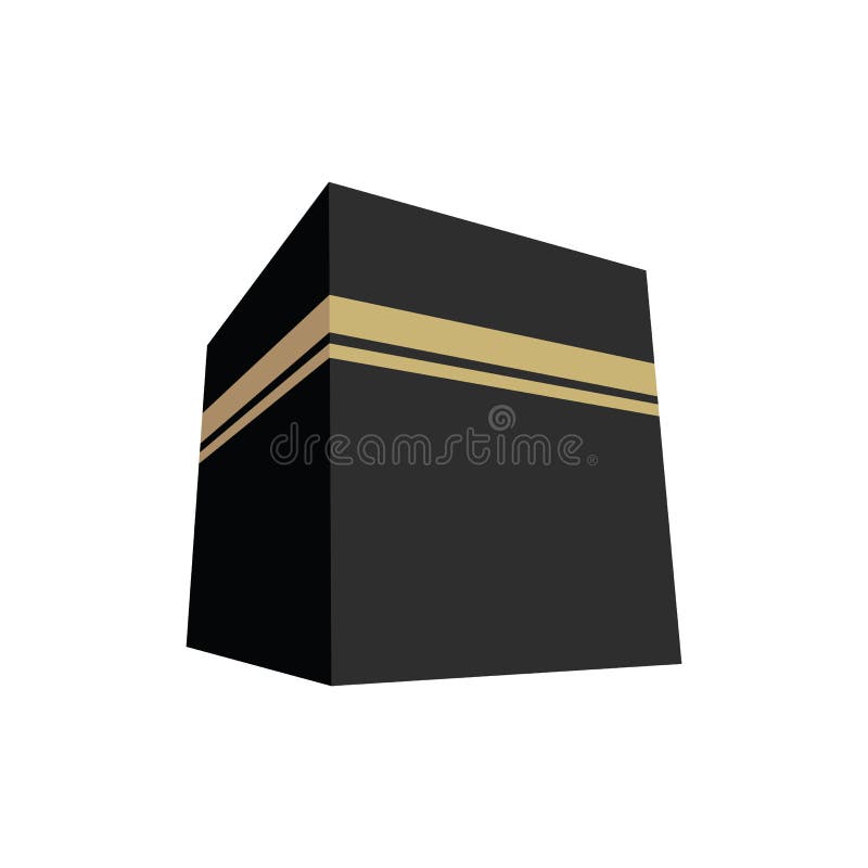 Kaaba Vector Illustration, Islamic Qibla Icon Stock Vector ...