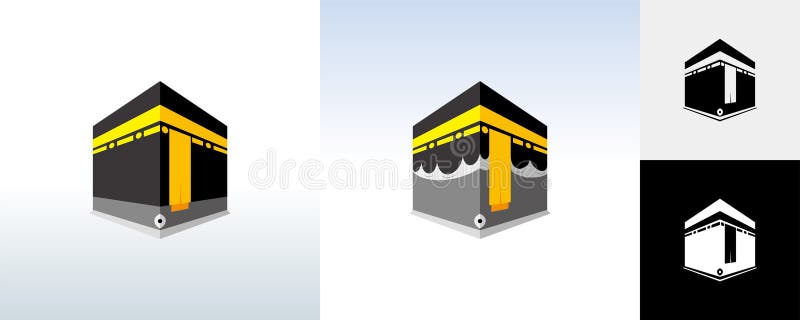 Kaaba Vector Illustration in Flat Style for Icon or Logo Stock Vector ...