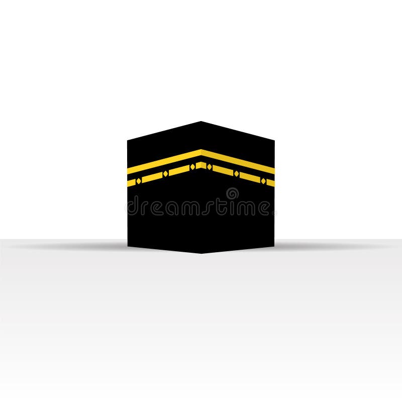 Qibla Icon Vector Isolated on White Background, Logo Concept of Stock ...