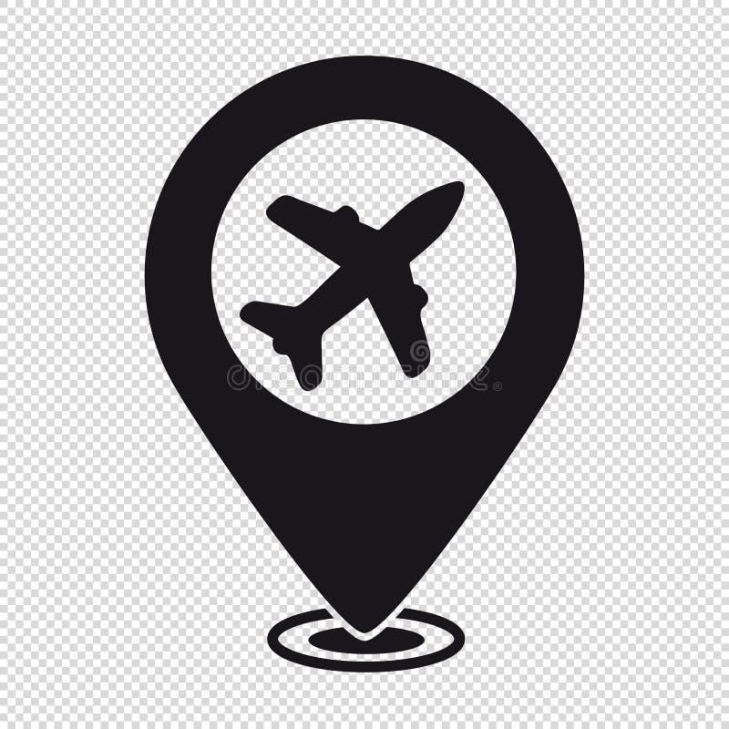 Het Vliegtuig Van De Kaartwijzer Vector Illustratie - Illustration of ... Het Vliegtuig Van De Kaartwijzer Vector Illustratie - Illustration of ...