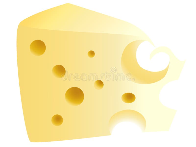 Kaas vector illustratie. Illustration of gezond, poreus - 12578174