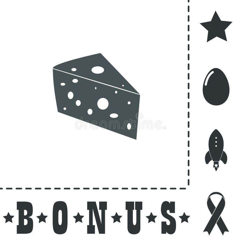 Kaas vlak pictogram vector illustratie. Illustration of kaas - 97361365