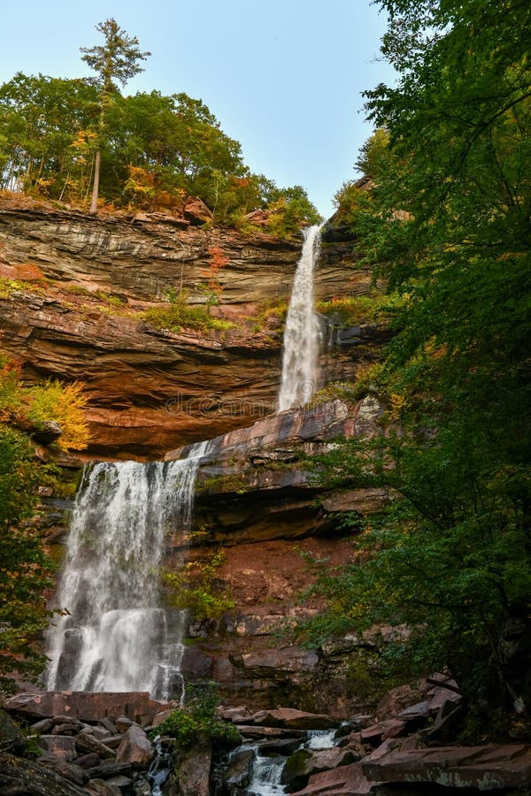 Kaaterskill Falls - New York Stock Image - Image of park, forest: 206195127