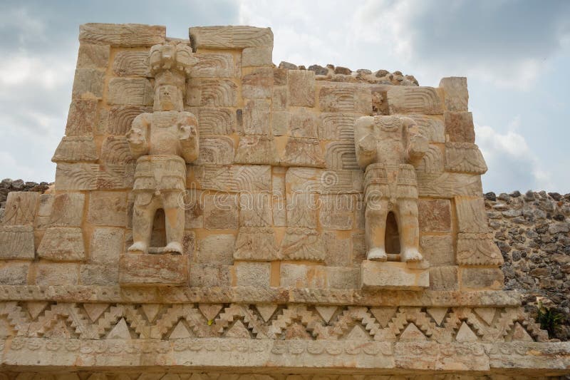 Kabah Mayan Archaeological Site in Yucatan Peninsula, Mexico Stock ...
