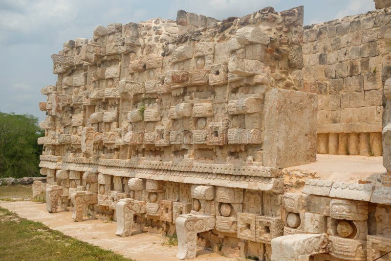 Kabah Mayan Archaeological Site in Yucatan Peninsula, Mexico Stock ...