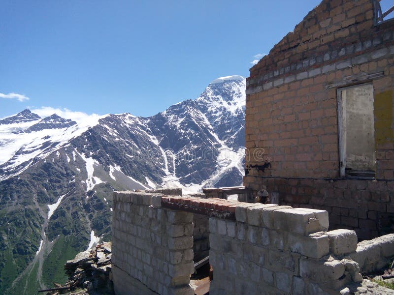 Kabardino-Balkaria, Mount Elbrus Stock Image - Image of town, vacation ...