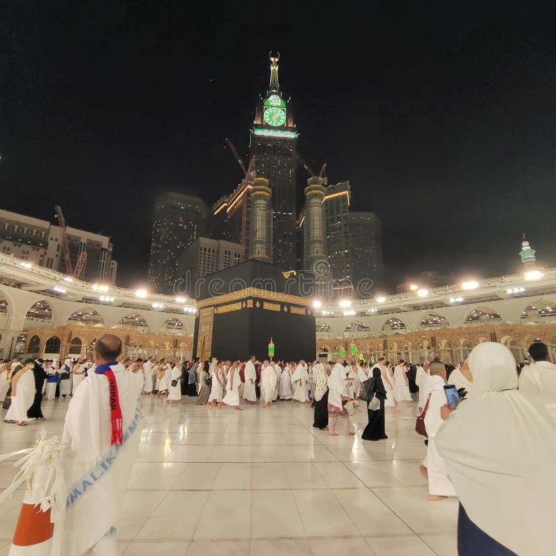 Kabba view in the night editorial stock image. Image of night - 272085239