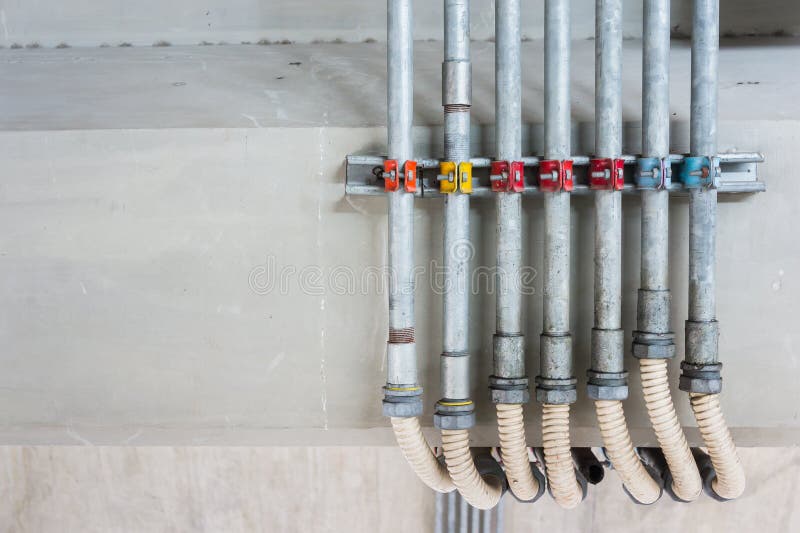 Kabel-Rohr stockfoto. Bild von daten, industrie, arbeit - 58616374