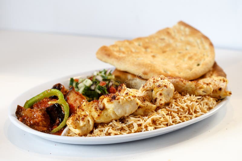 Kabob dinner stock photo. Image of dinner, kabab, sikh - 97530954