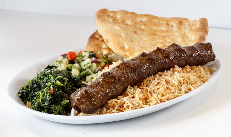 Kabob dinner stock photo. Image of sikh, dinner, plate - 97530982