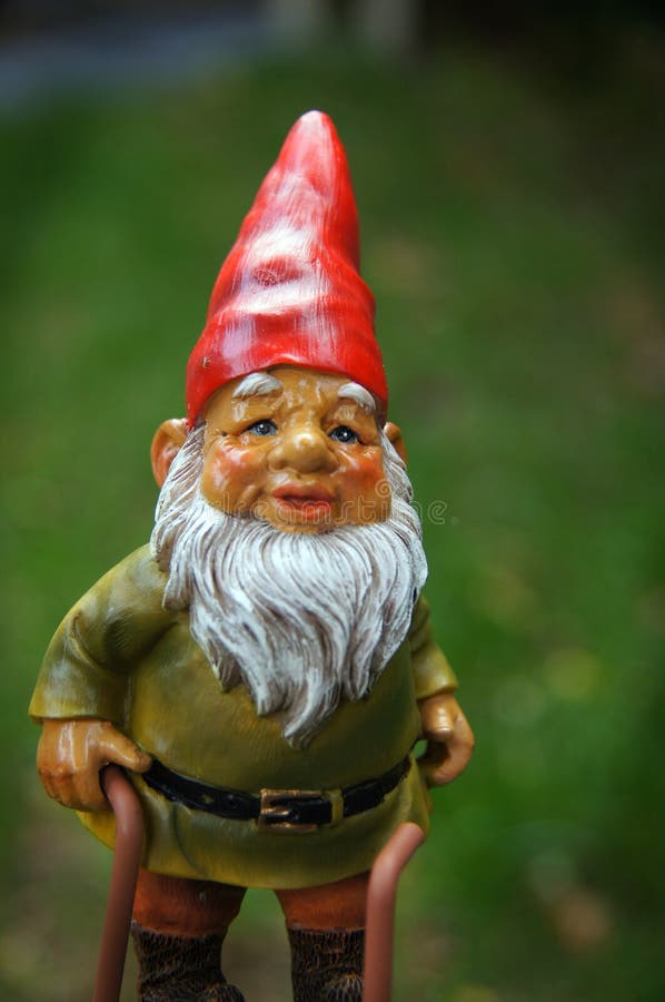 Kabouter in Tuin stock foto. Image of leprechaun, gebaard - 48744540
