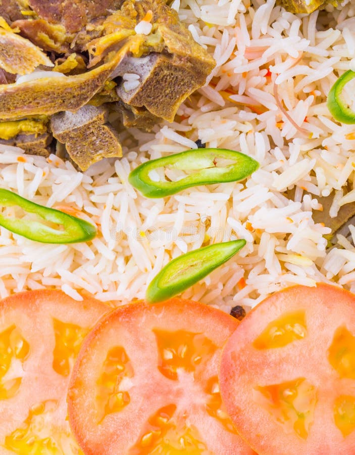 Kabsa Rice VI stock photo. Image of aromatic, meat, eastern - 36011674