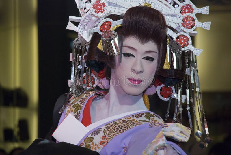 Kabuki performer editorial stock image. Image of face - 18797294