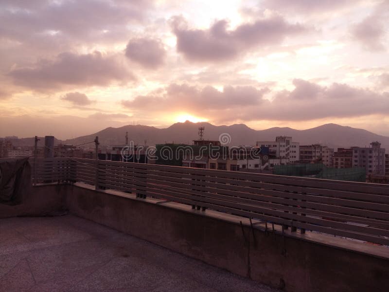 Kabul city sunset stock photo. Image of city, sunset - 174583130
