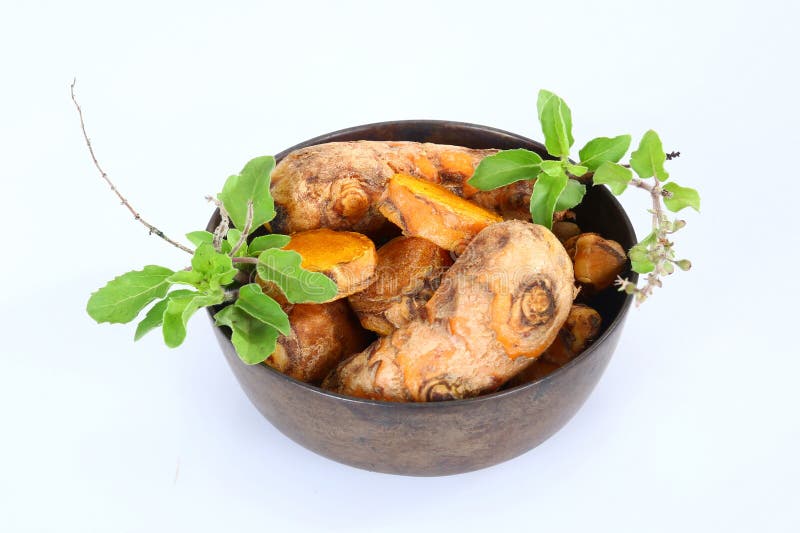 Kacchi Haldi or Raw Turmeric, Indian Spice Stock Photo - Image of food ...