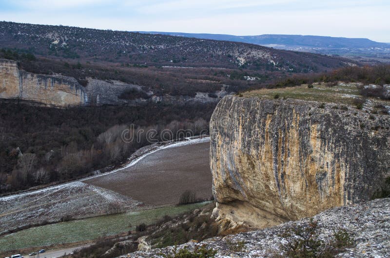 Kachi-Kalion in Crimea stock image. Image of rock, landscape - 94379695