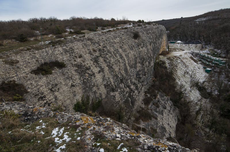 Kachi-Kalion in Crimea stock photo. Image of precipitous - 94734514