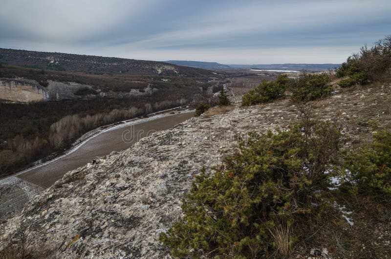 Kachi-Kalion in Crimea stock image. Image of scenery - 95180225