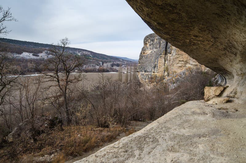 Kachi-Kalion in Crimea stock image. Image of sheer, rock - 95894989