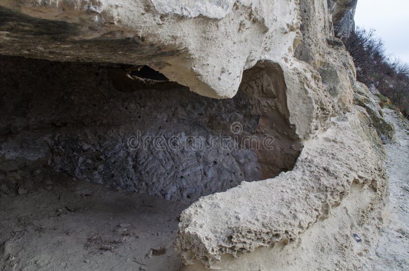 Kachi-Kalion in Crimea stock photo. Image of grass, cliff - 98843228