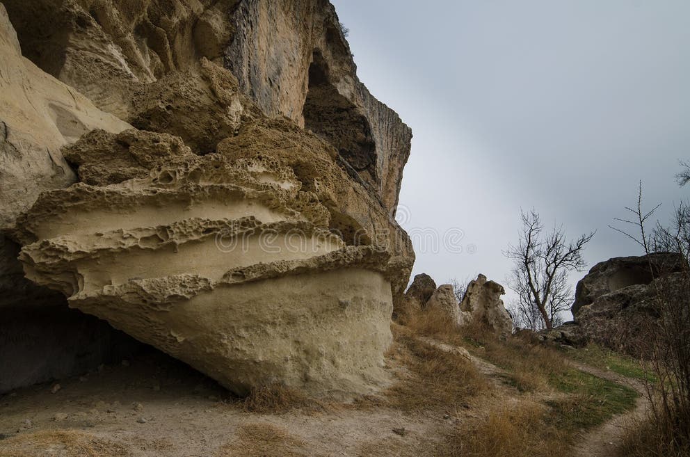 Kachi-Kalion in Crimea stock photo. Image of shrub, green - 99190856
