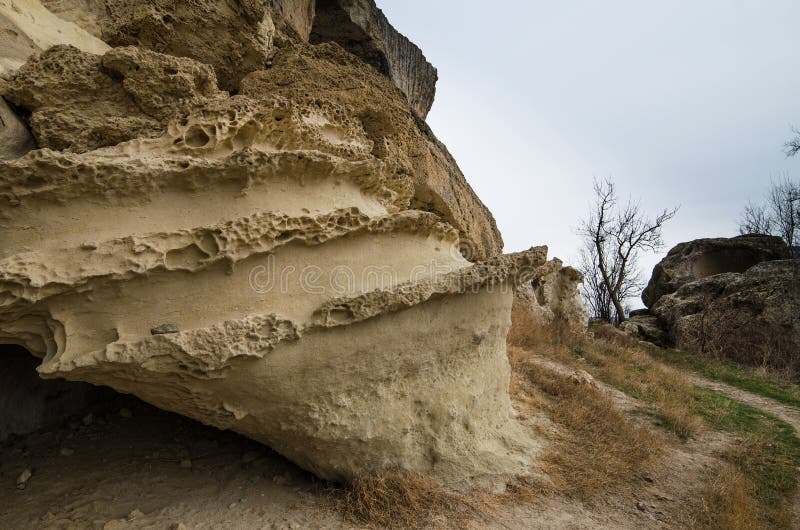 Kachi-Kalion in Crimea stock photo. Image of cliff, kachi - 100053338