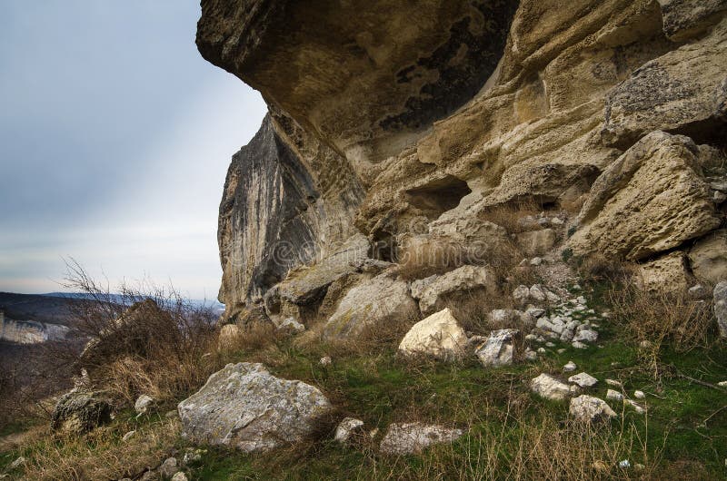 Kachi-Kalion in Crimea stock image. Image of blue, crimea - 99623471