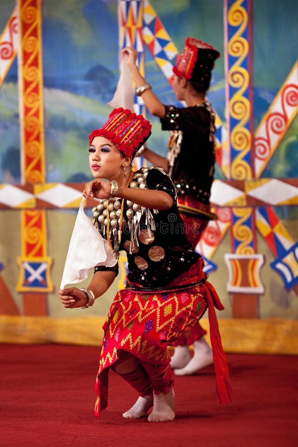 Kachin Folk Dance editorial stock photo. Image of emotion - 27287718