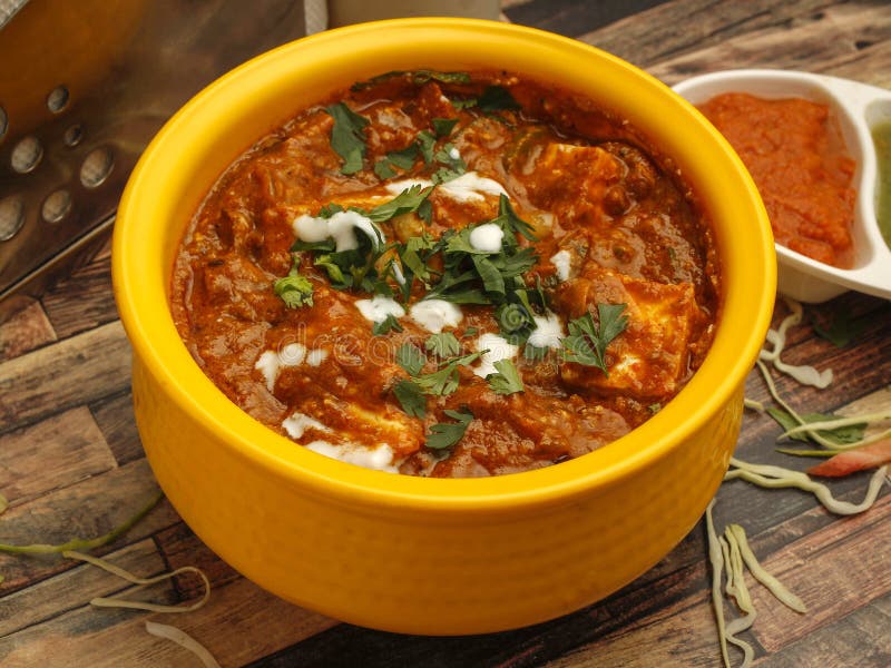 Kadai Paneer stock photo. Image of salad, curry, soup - 300834640