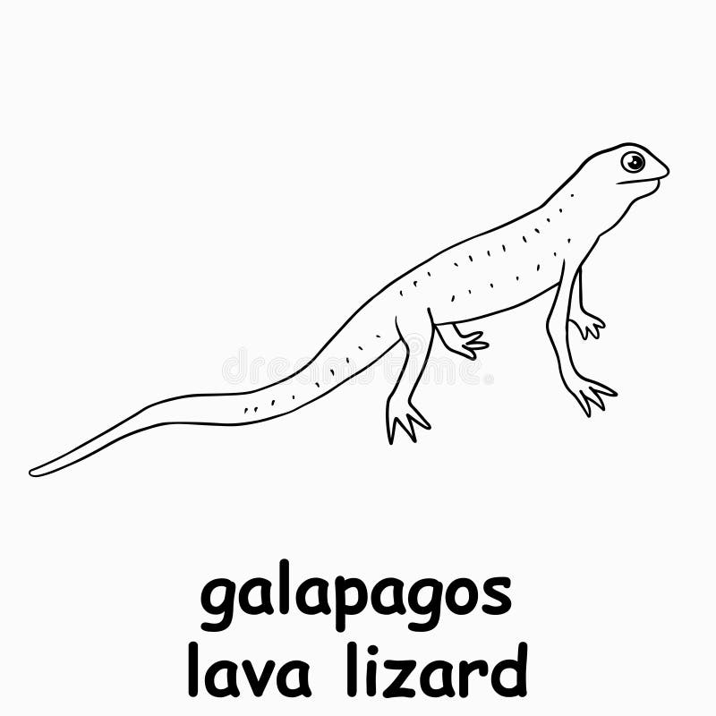 Kids Line Illustration Coloring Book. Outline Vector for Children ...