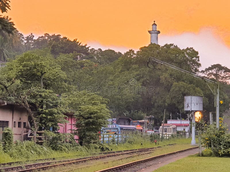 Kadugannawa Railway with Dawson Tower, Sri Lanka Stock Photo - Image of ...