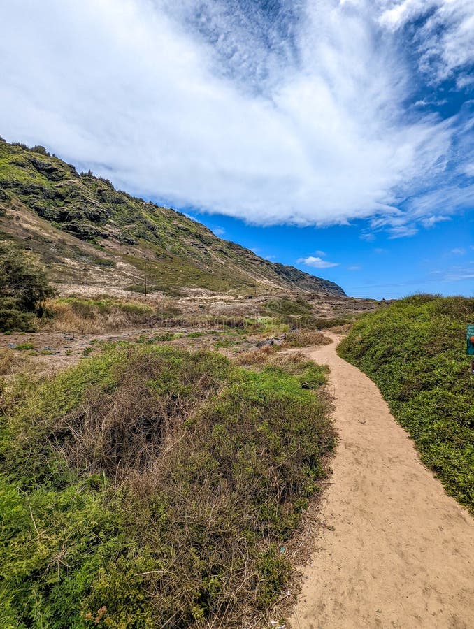Kaena Point State Park in Oahu, Hawaii Stock Image - Image of sand ...