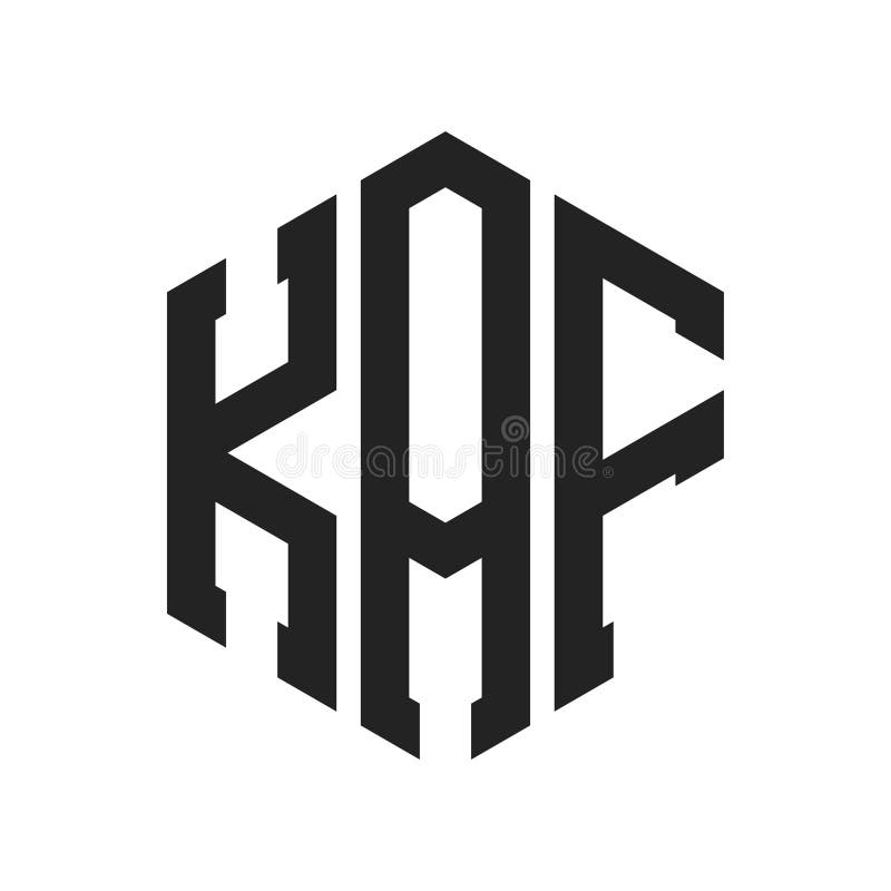 KAF Logo Design. Initial Letter KAF Monogram Logo Using Hexagon Shape ...
