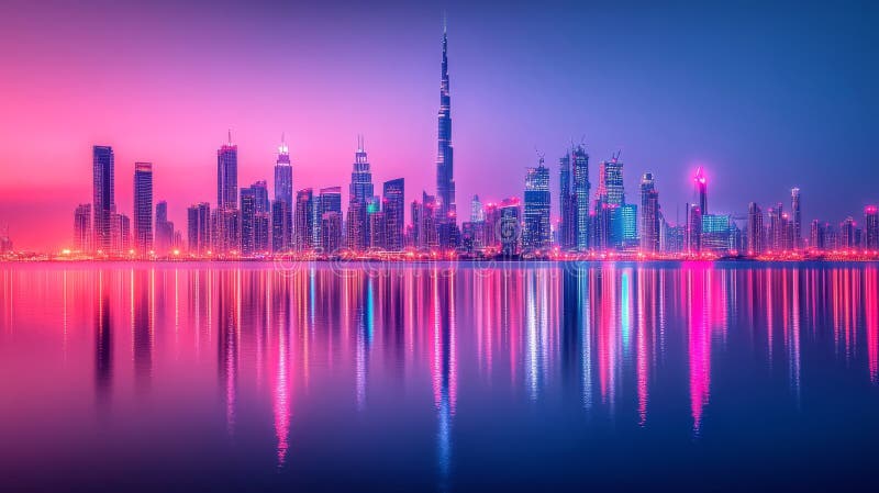 The KAFD Buildings in Riyadh, Saudi Arabia, during Blue Hour Stock ...