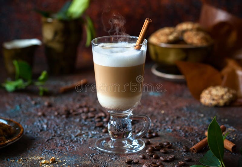Kaffe Latte fotografering för bildbyråer. Bild av cappuccino - 91717599