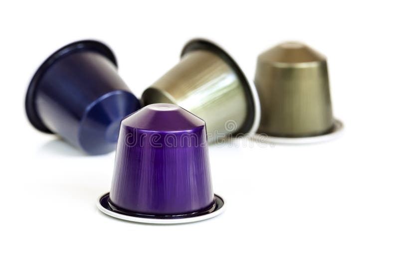 Kaffeekapseln stockbild. Bild von ausgedrückt, kapsel - 22092515