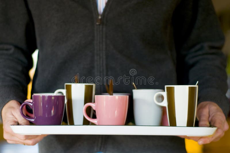 Kaffeepause stockbild. Bild von brüderlich, bruch, bezirk - 7909071