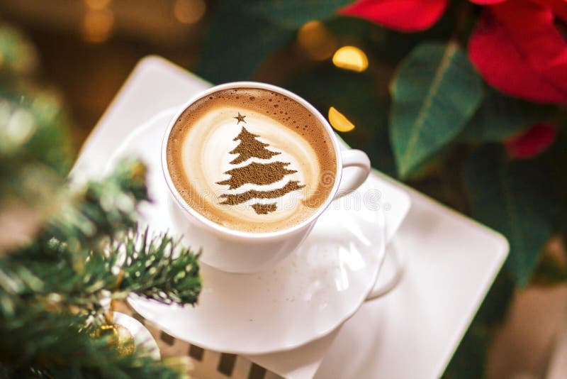 Julkaffe arkivfoto. Bild av smutsig, xmas, kopp, bönor - 17408052