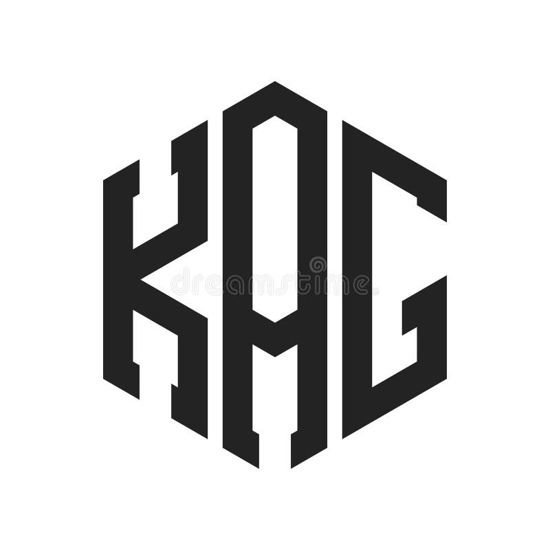 KAG Logo Design. Initial Letter KAG Monogram Logo Using Hexagon Shape ...
